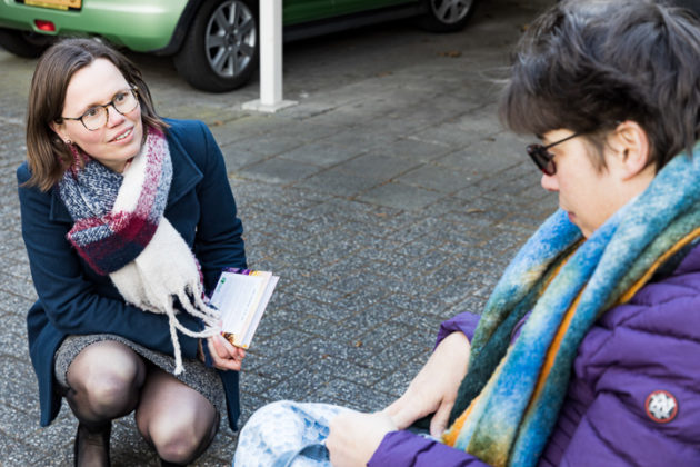 Zorgestafette door Nunspeet met Mirjam Bikker - Nunspeet.nu