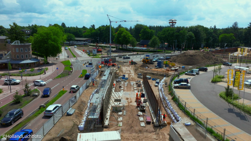 Facelift voor de stationsomgeving Nunspeet met aanleg van de tunnels krijgt vorm - Nunspeet.nu